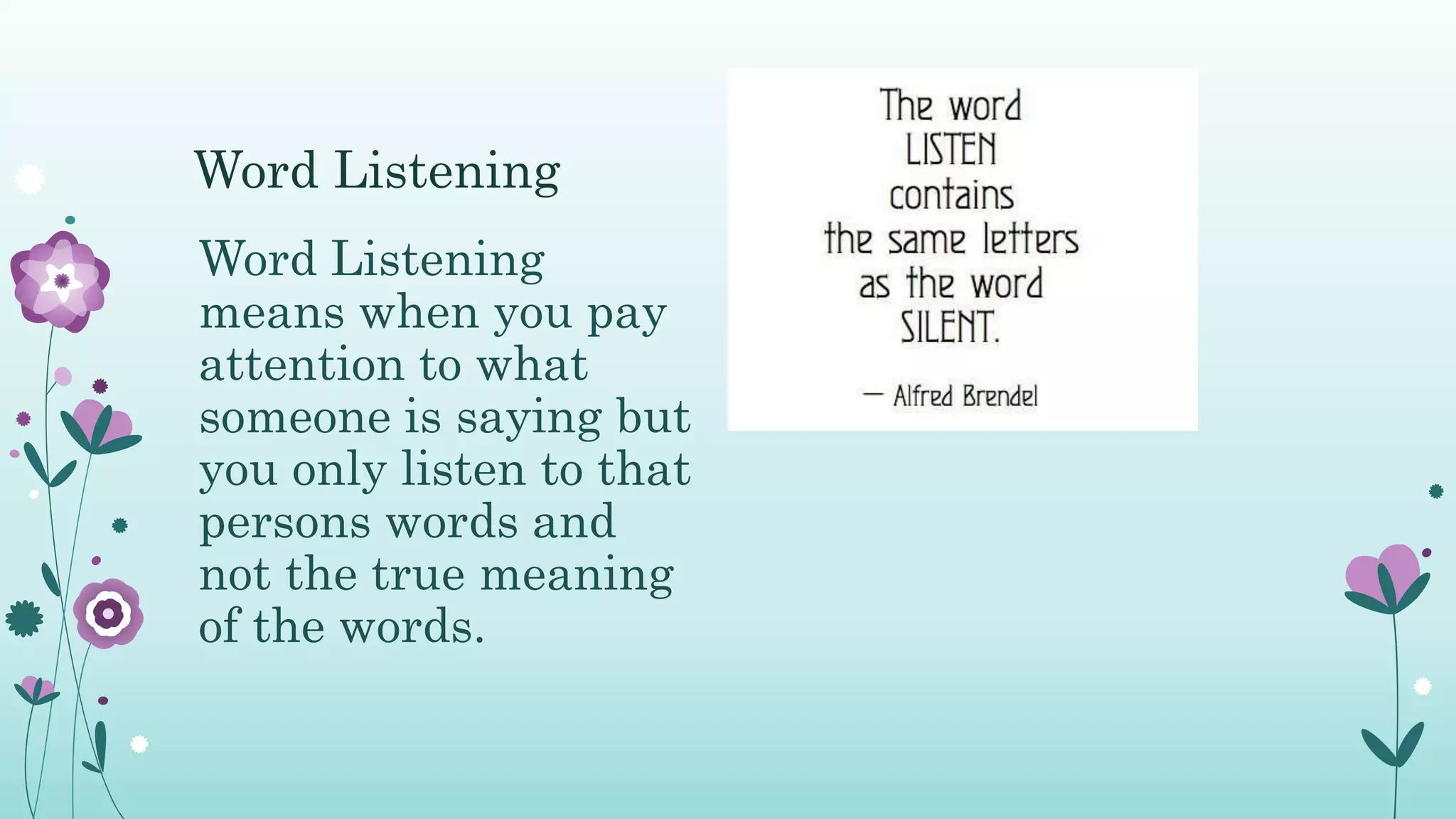 Poor listening styles | PPT