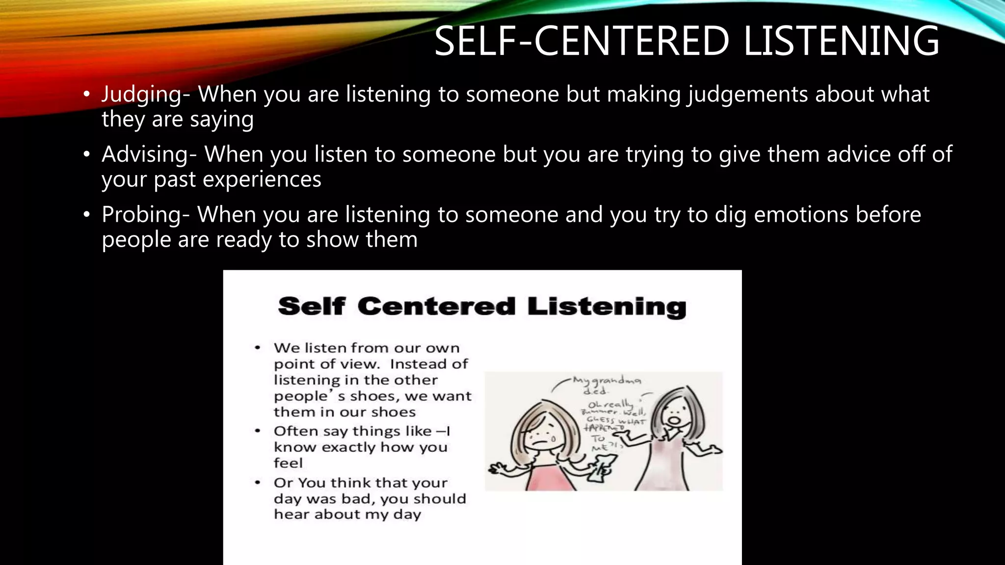 Poor listening styles | PPTX