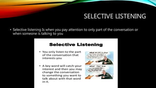 Poor listening styles | PPTX