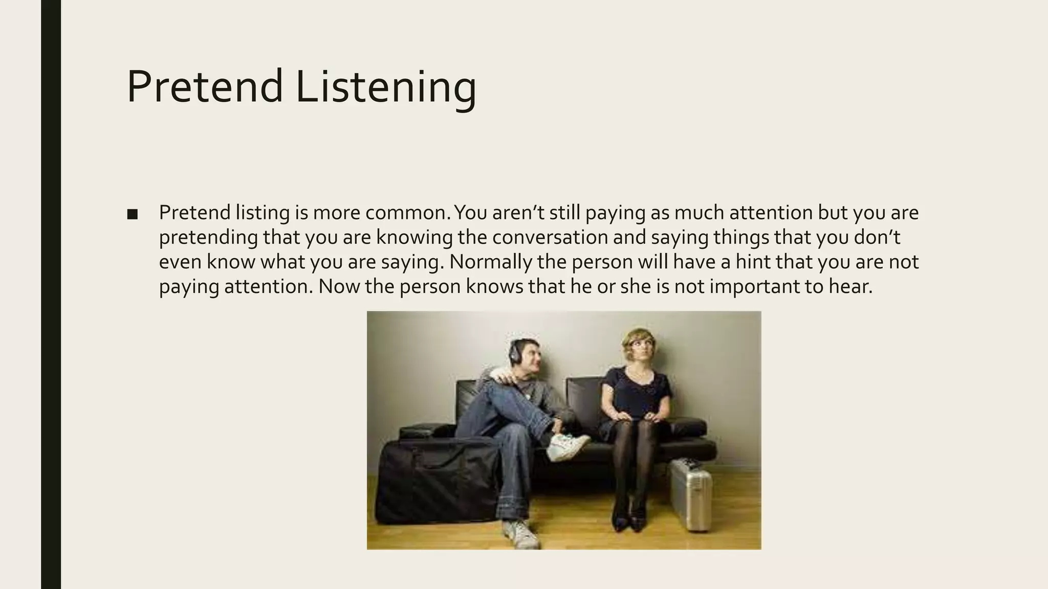 Poor listening styles | PPT