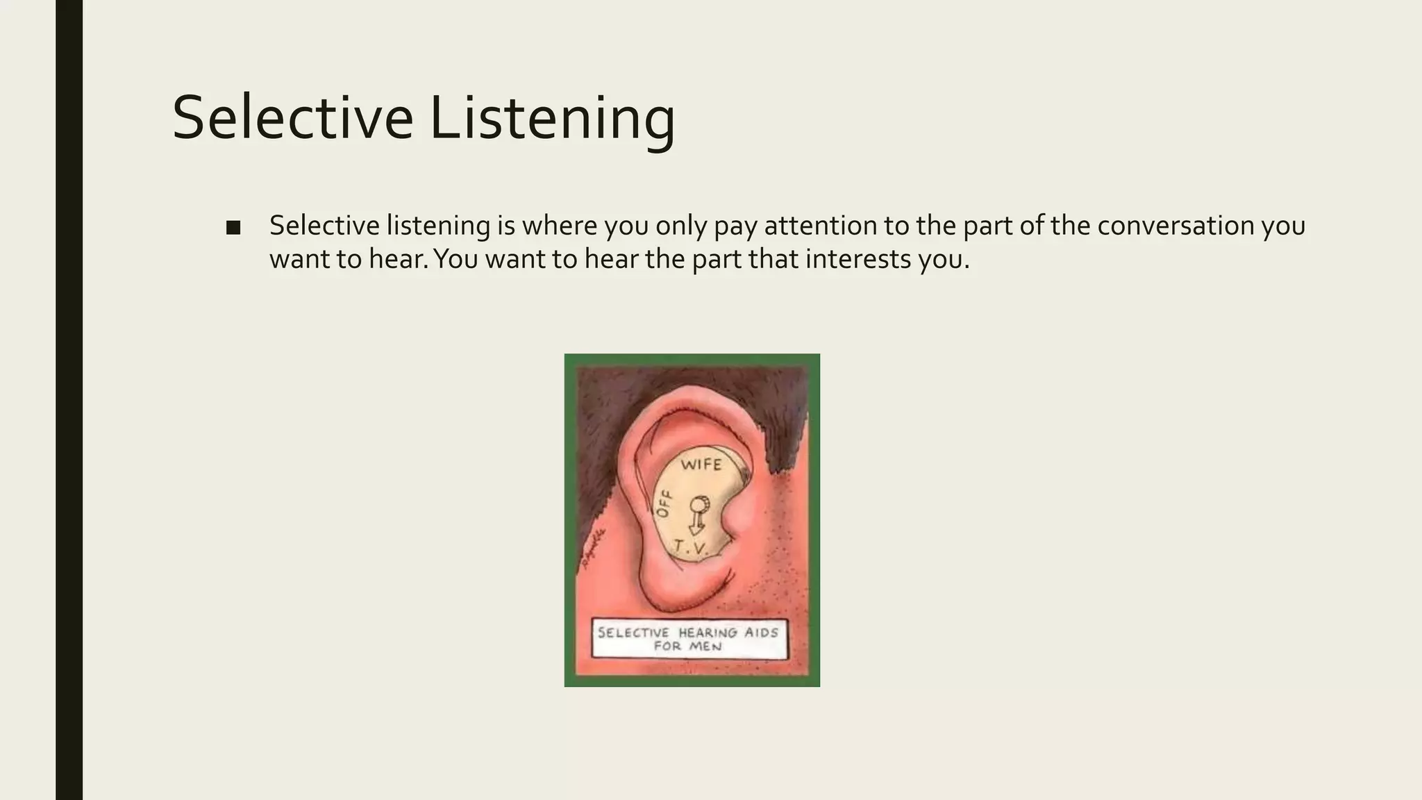 Poor listening styles | PPT