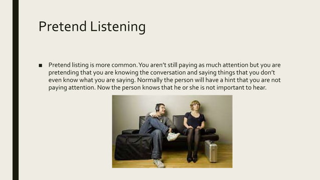 Poor listening styles | PPT