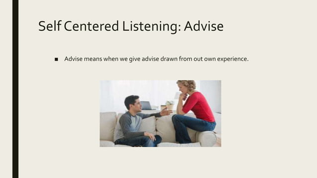 Poor listening styles | PPT