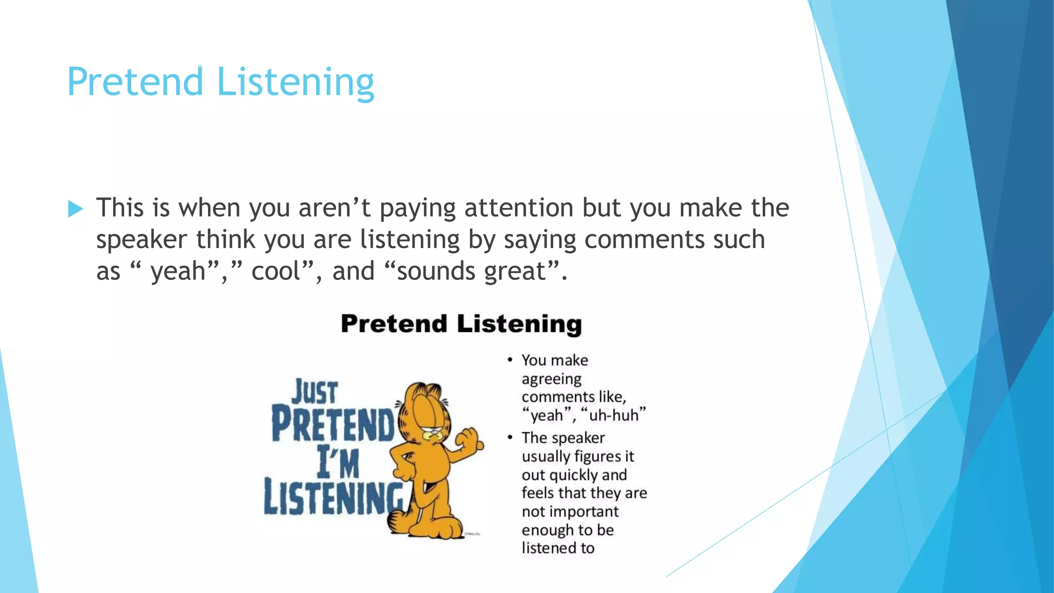 Poor listening styles | PPT