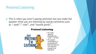Poor listening styles | PPT