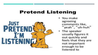 Poor listening styles. | PPTX