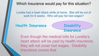 Poor loretta insurance scenarios | PPTX