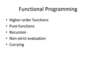 Poor Man's Functional Programming | PPT