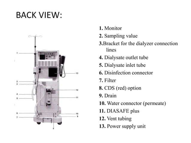 HEMODIALYSIS MACHINE | PPTX | Blood Disorders | Diseases and Conditions