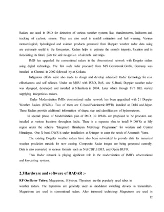 weather radar Report | DOCX