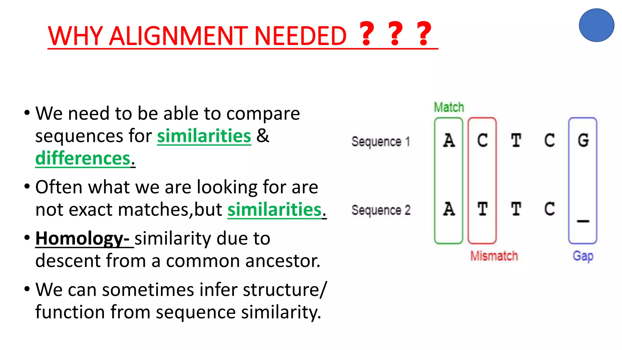 Sequence Alignment | PPTX