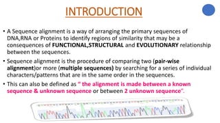 Sequence Alignment | PPTX