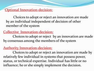 Innovation-Decision Process(A critical appraisal of the new formulation ...