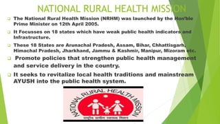 national rural health mission | PPT