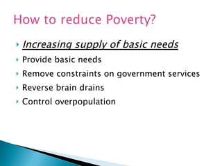 Poor people and poverty | PPT | Debated Sensitive Social Issues ...