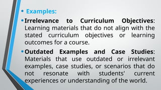POOR QUALITY OF LEARNING MATERIALS AND RESOURCES.pptx