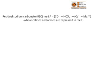 Poor quality water | PPT