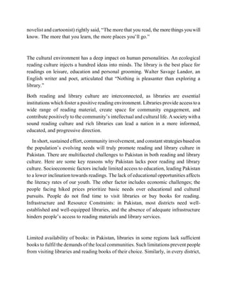 Poor reading and library culture in Pakistan.pdf