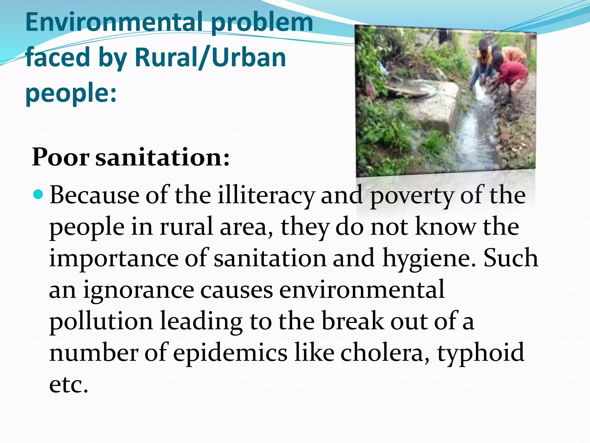 Poor Sanitation | PPTX