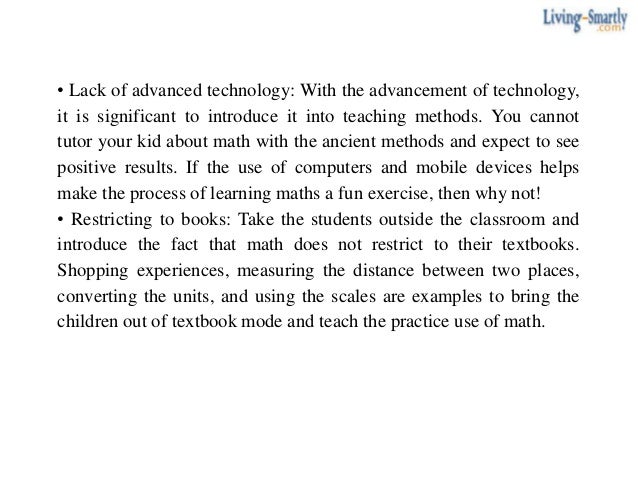 Poor Teaching Makes Mathematics A Challenge | PPTX