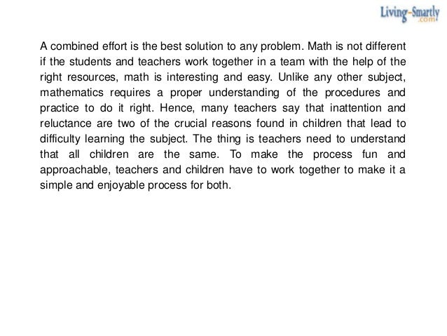 Poor Teaching Makes Mathematics A Challenge | PPTX