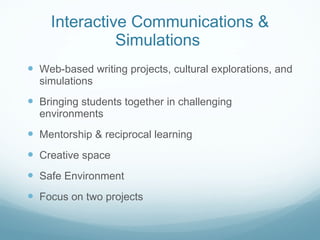 Web-based Simulations for Multi-Level Teaching and Learning | PPT