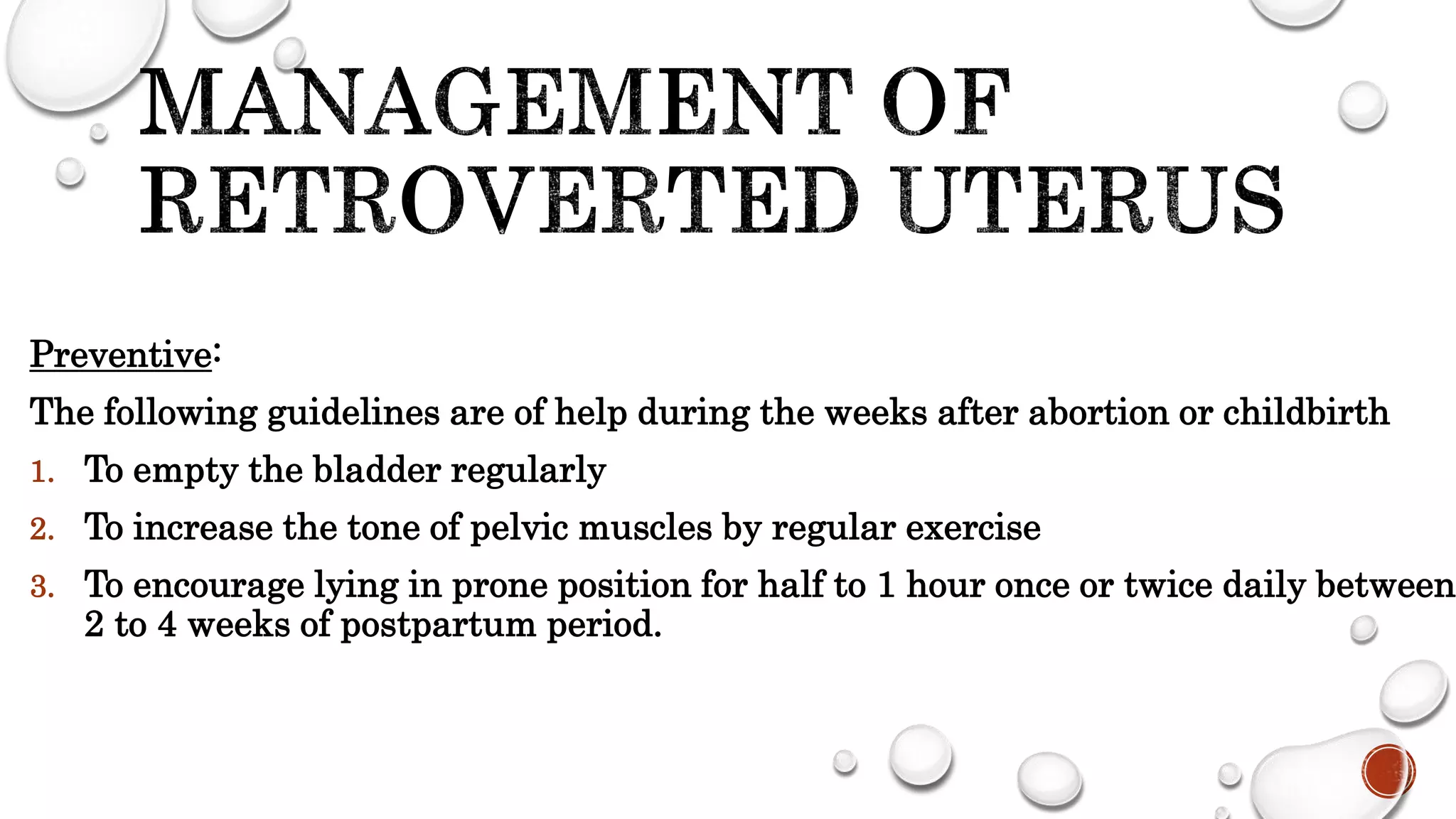 Retroverted uterus | PPTX