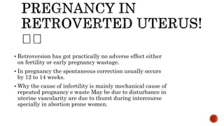 Retroverted Uterus Side Effects