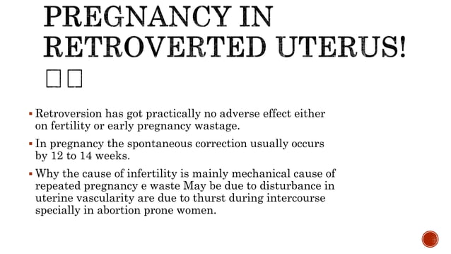 Retroverted uterus | PPTX