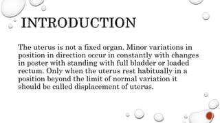 Retroverted uterus | PPTX