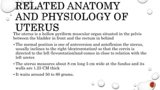 Retroverted uterus | PPTX