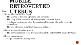 Retroverted Uterus Pelvic Exam