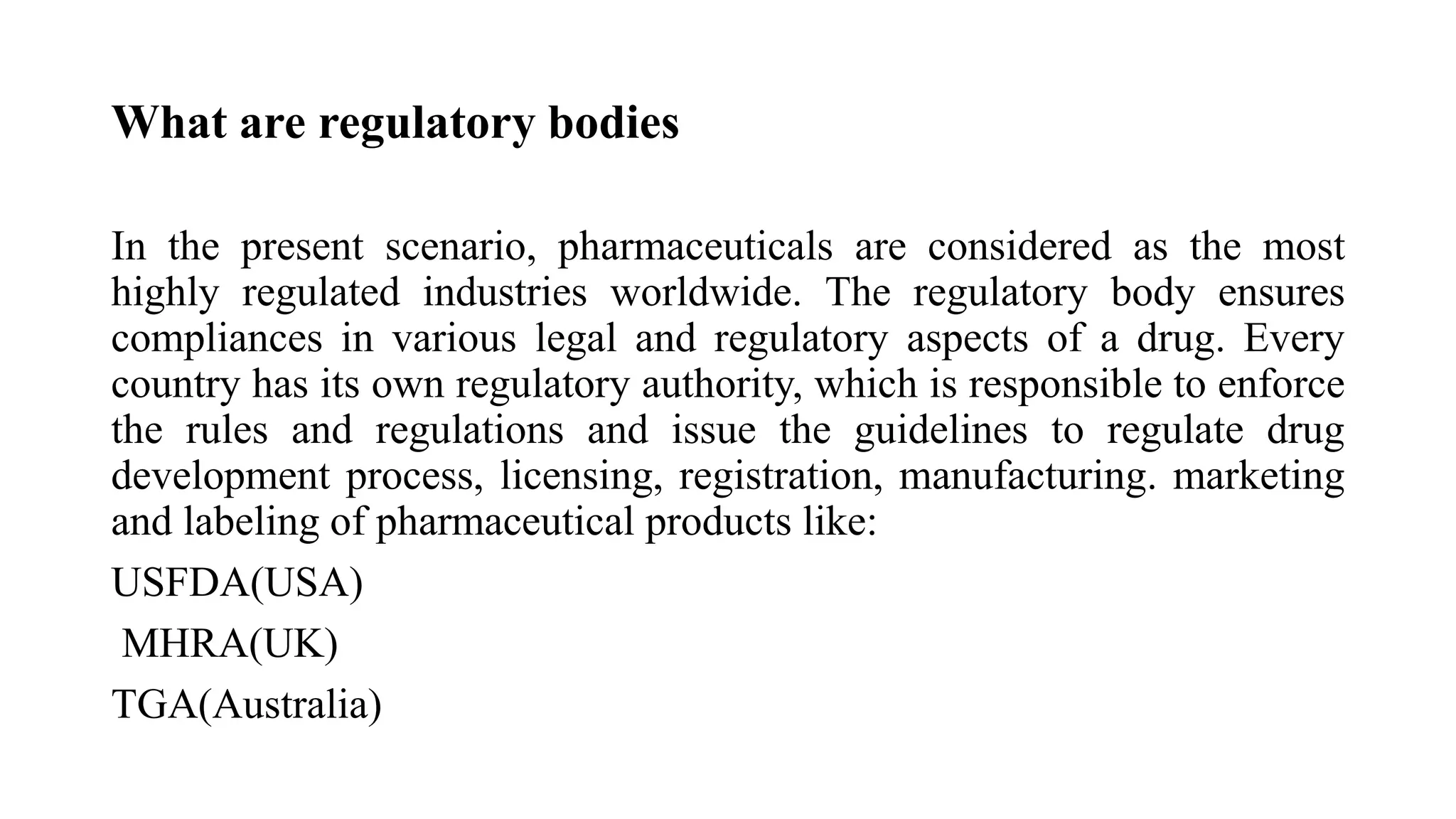 Medicines and Healthcare products Regulatory Agency(MHRA) | PPTX