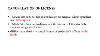 Medicines and Healthcare products Regulatory Agency(MHRA) | PPTX