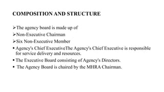 Medicines and Healthcare products Regulatory Agency(MHRA) | PPTX