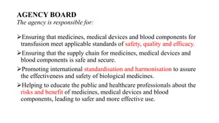 Medicines and Healthcare products Regulatory Agency(MHRA) | PPTX