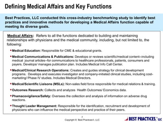 Medical Affairs Resources, Structures, and Trends (UPDATE) - Report ...