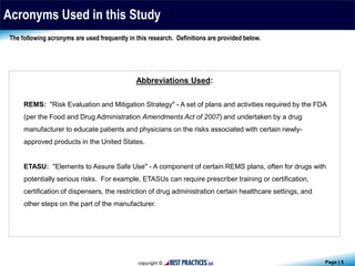 Models & Trends in REMS Program Success | PPT