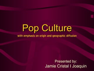 Pop Culture | PPT | Home Entertainment Systems | Consumer Electronics