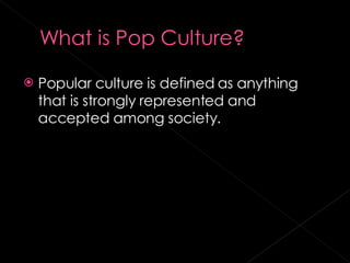 Pop Culture and Language | PPT