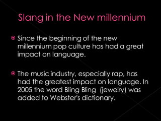 Pop Culture and Language | PPT