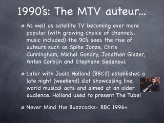 Pop Music On Tv | PPT