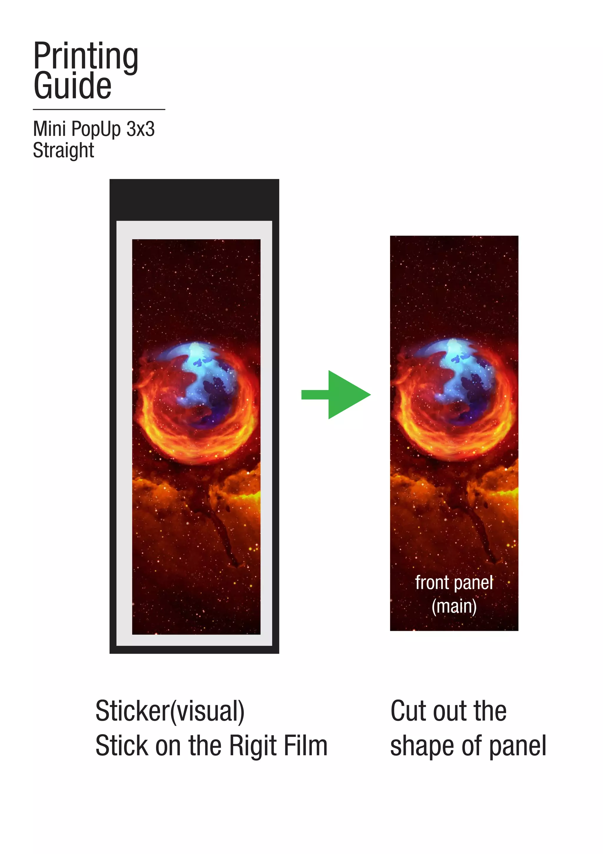 Pop up display system printing guide | PDF