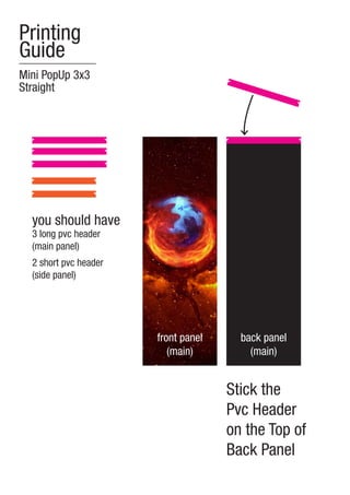 Pop up display system printing guide | PDF