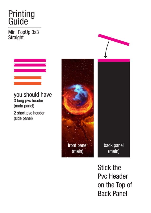 Pop up display system printing guide | PDF