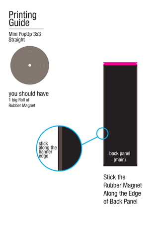 Pop up display system printing guide | PDF