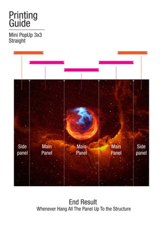 Pop up display system printing guide | PDF