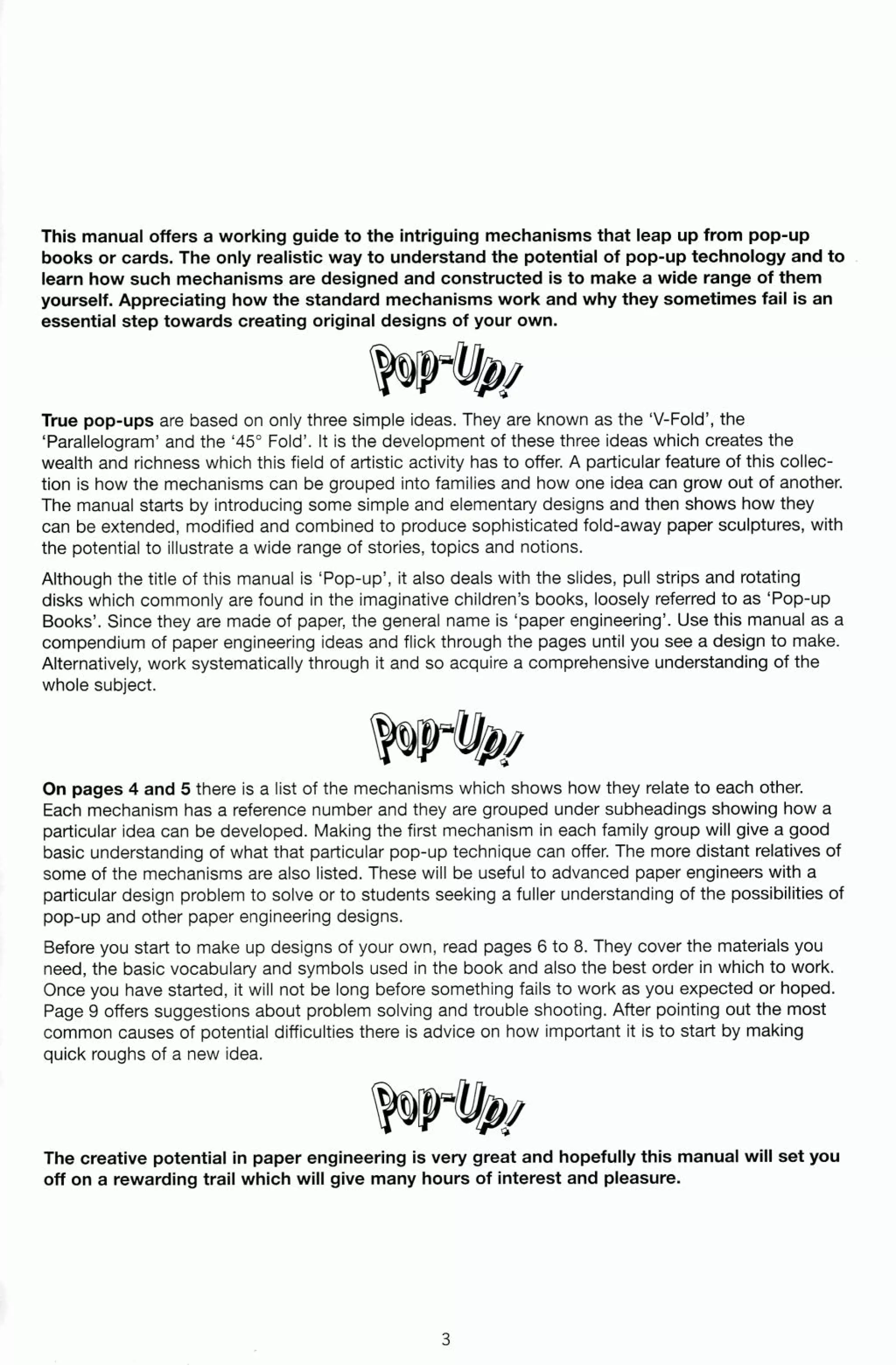 Pop up! a manual of paper mechanisms - duncan birmingham (tarquin books ...