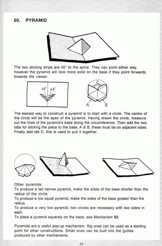 Pop up! a manual of paper mechanisms - duncan birmingham (tarquin books ...