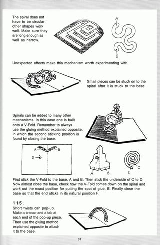 Pop up! a manual of paper mechanisms - duncan birmingham (tarquin books ...